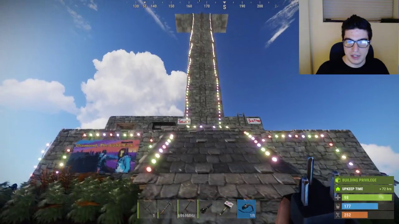 RUST: Buddy Town November Island Arena Tower - Mid Stage 1 - YouTube