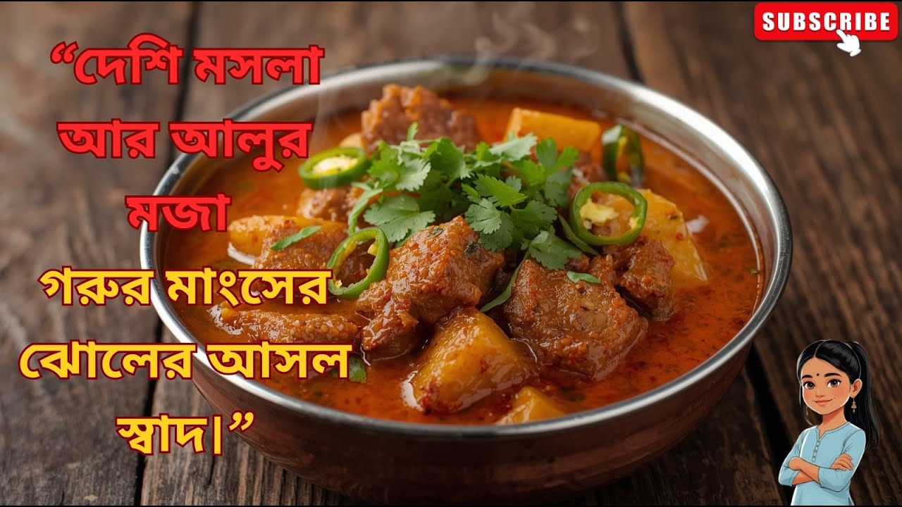 Spicy Beef Curry Recipe | Traditional Bangladeshi Gorur Mangsho Jhol ...