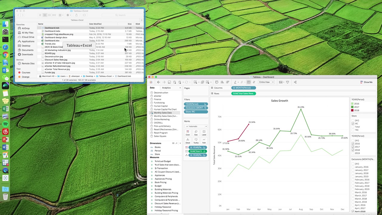 Tableau Instruction for FLRU - YouTube