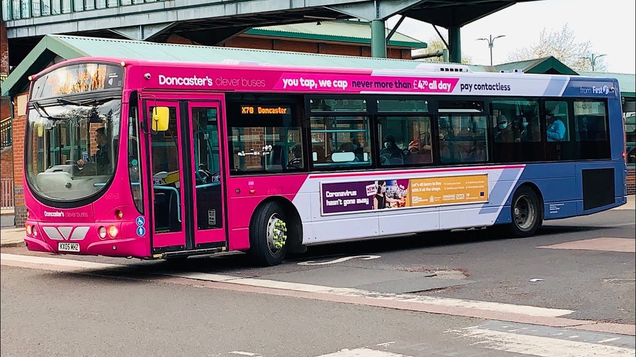 First Bus Doncaster 66963 X First Leicester On X78 From Sheffield To ...