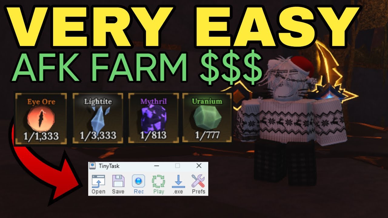 AFK FARM FOR THE FORGE (EASY SETUP) - YouTube