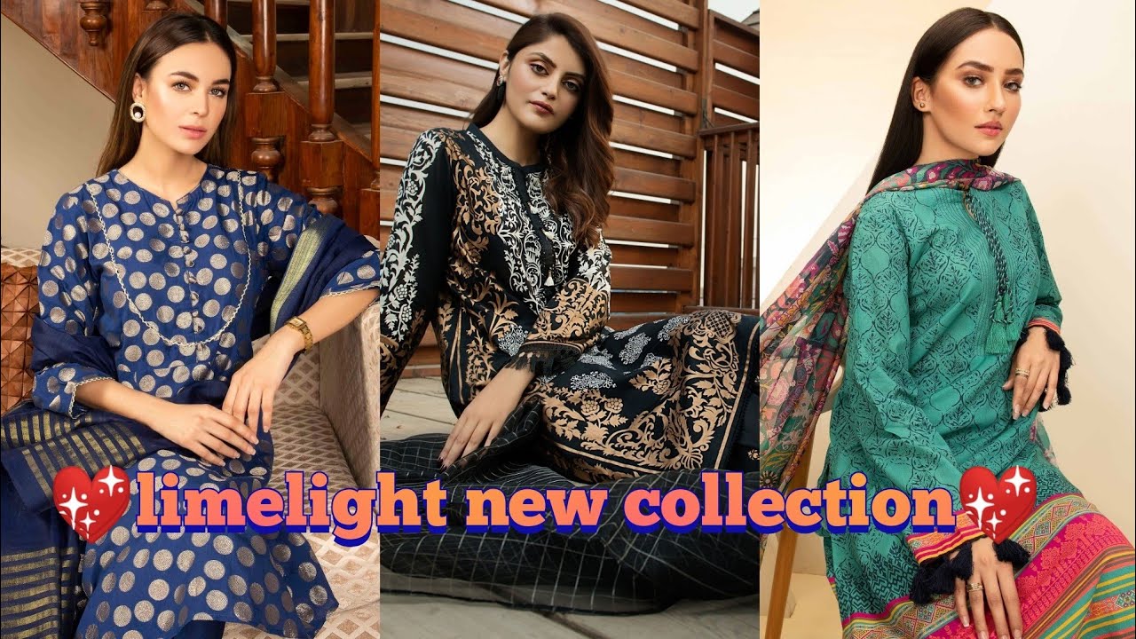 limelight new 3 piece lawn collection 2021 with prices - YouTube