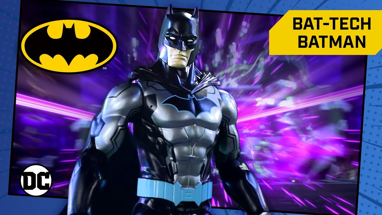 BATMAN battles the bad guys with BAT-TECH! - YouTube