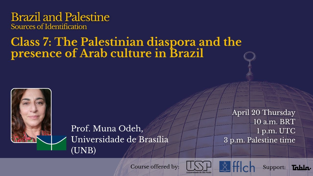 PALESTINIAN DIASPORA AND THE PRESENCE OF ARAB CULTURE IN BRAZIL - CLASS ...