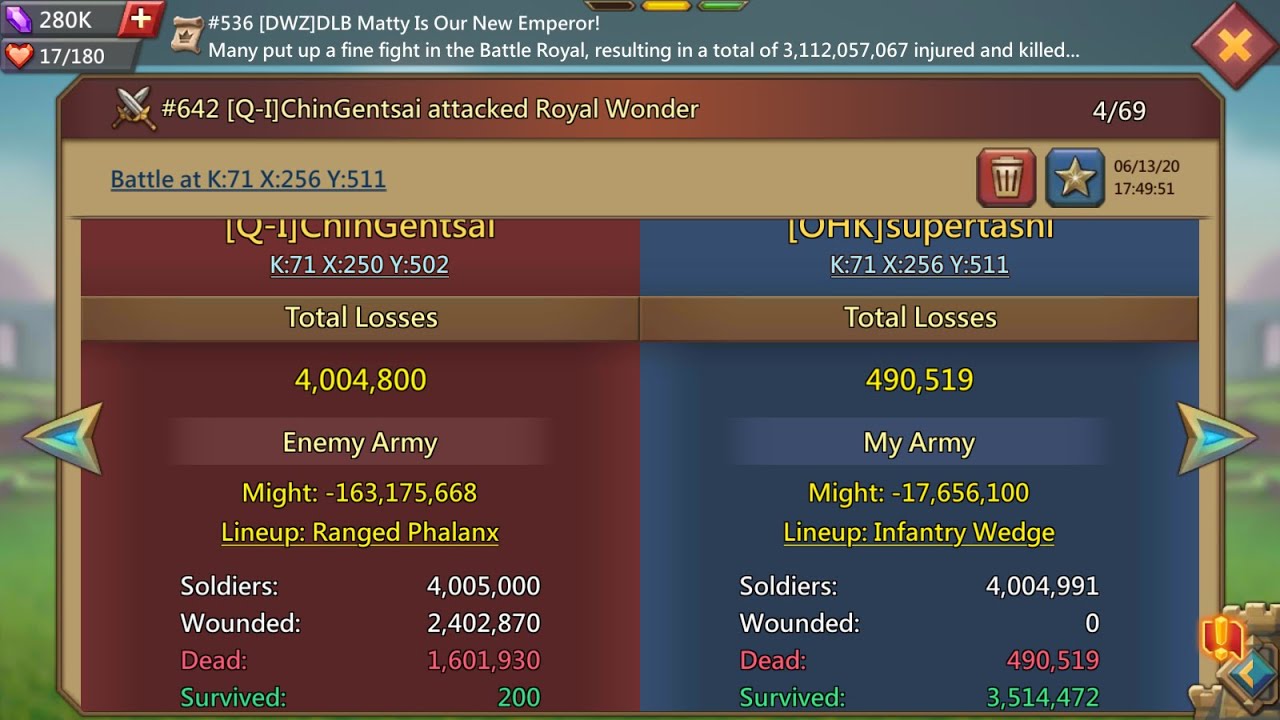 Lords Mobile - BATTLE ROYALE | EMPEROR JUNE 2020 - YouTube