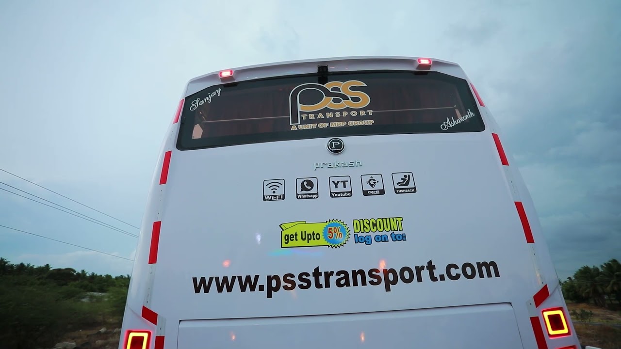 PSS Transport Launched New AL BS 6 Omni Bus IN INDIA'S First PRAKASH ...