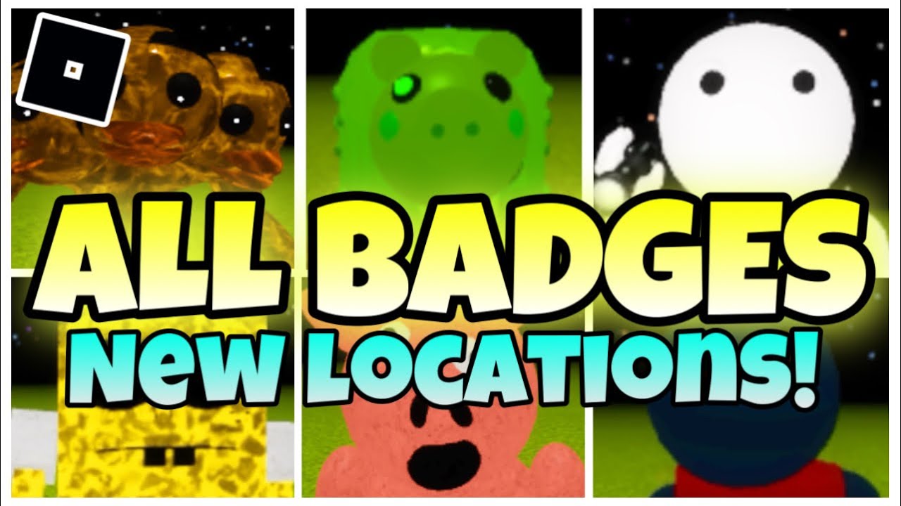 [NEW LOCATIONS] How to get ALL WORKING BADGES + MORPHS in CUSTOM PIGGY ...