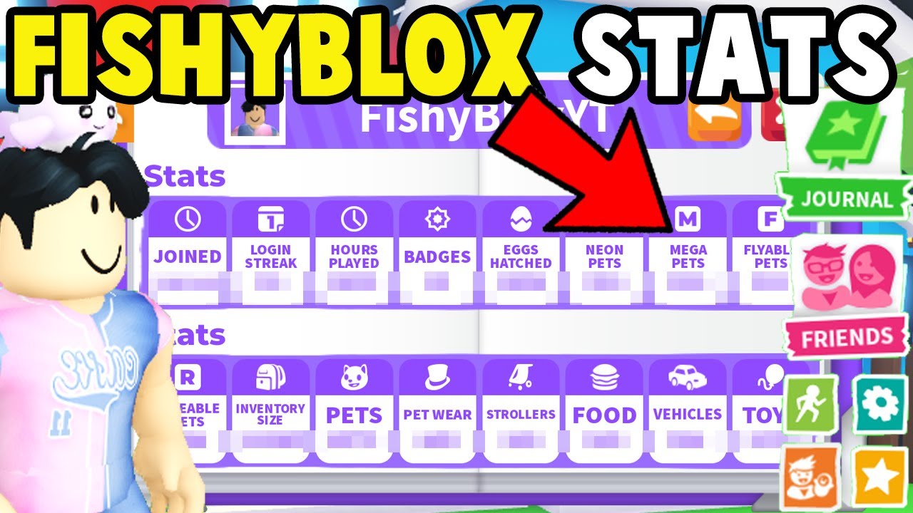 FishyBlox Adopt Me Account Stats Exposed! - YouTube