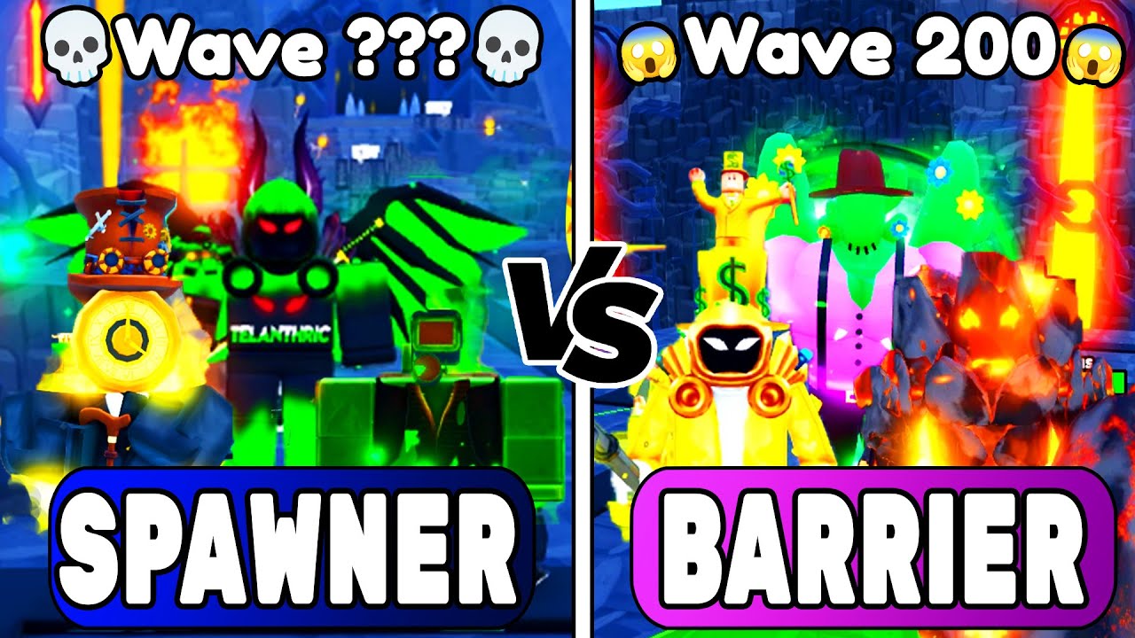 🔥BEST SPAWNER UNITS vs BEST BARRIER UNITS Pt.2🤯ENDLESS MODE | Toilet ...