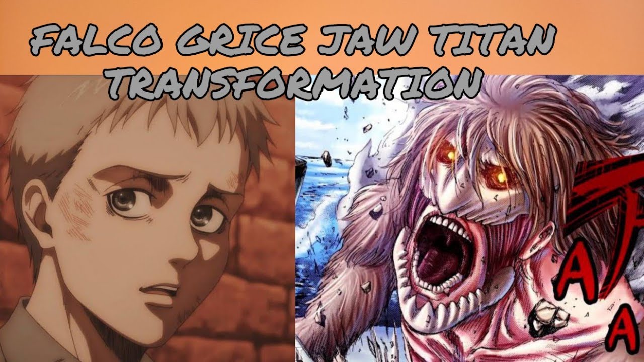 Falco Grice Transform Into Jaw Titan.(Animated) | Attack on Titan Final ...