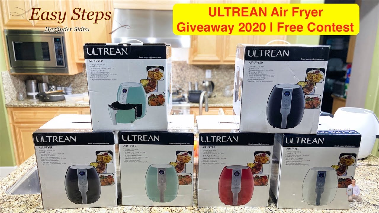 ULTREAN Air Fryer Giveaway 2020 | Free Contest - YouTube
