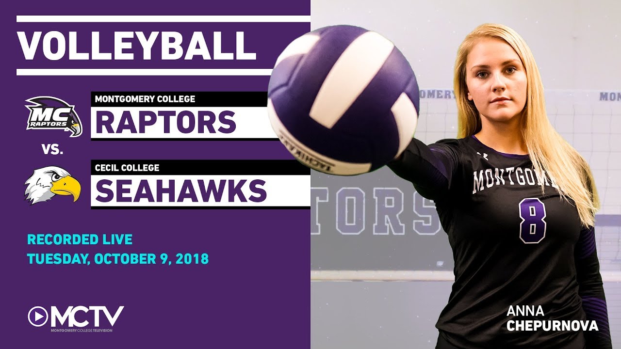 MC Raptors Volleyball Defeats Cecil, 3-0 - YouTube