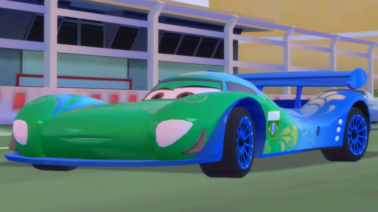 CARS 2 HD - Radiator Springs Lightning McQueen & Carla Veloso Car Races ...
