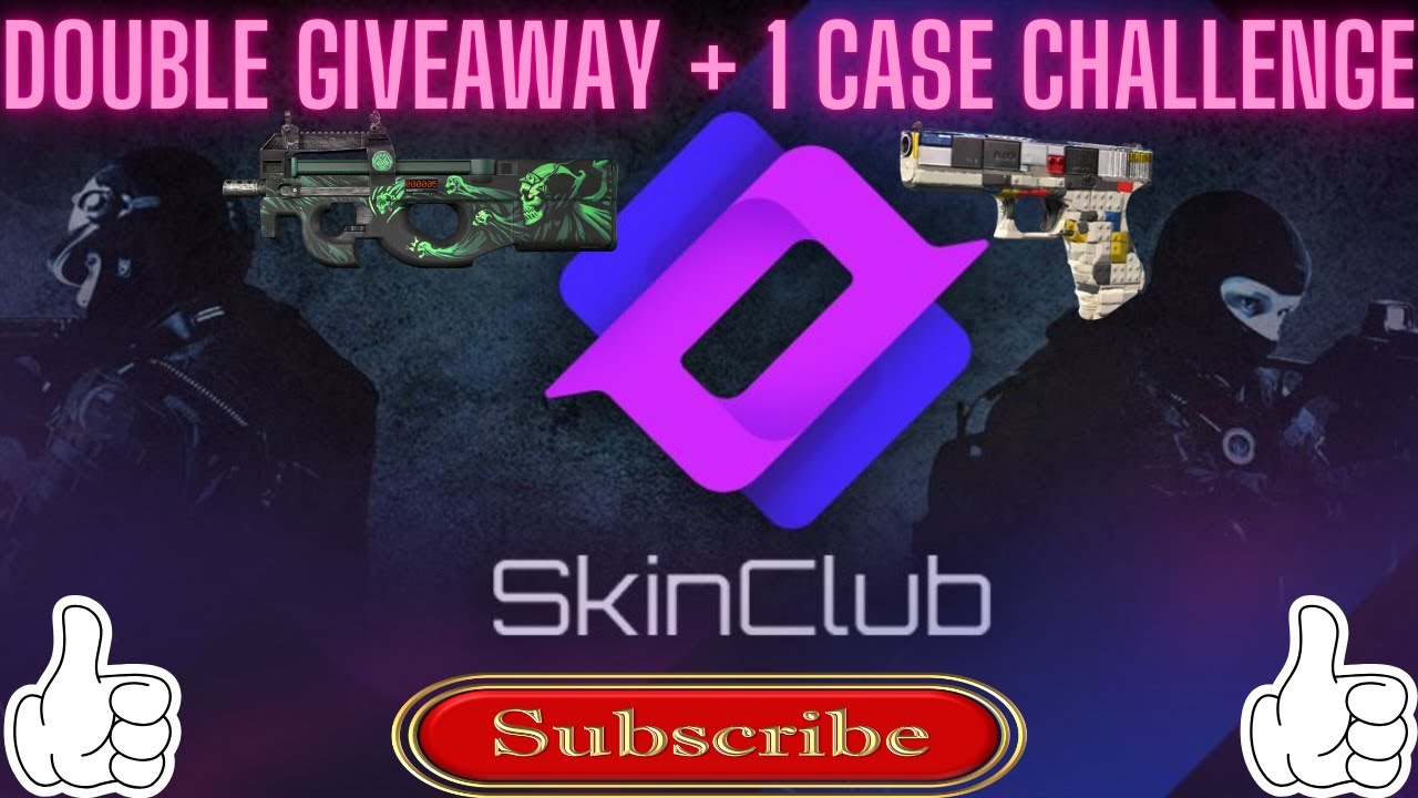 (DOUBLE GIVEAWAY) PLUS ONE CASE CHALLENGE PART 1 (SKIN.CLUB) - YouTube