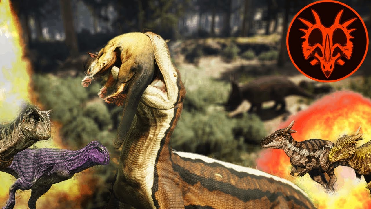 Megalania VS NEW Pachy & Pycnon! - Path of Titans! - YouTube