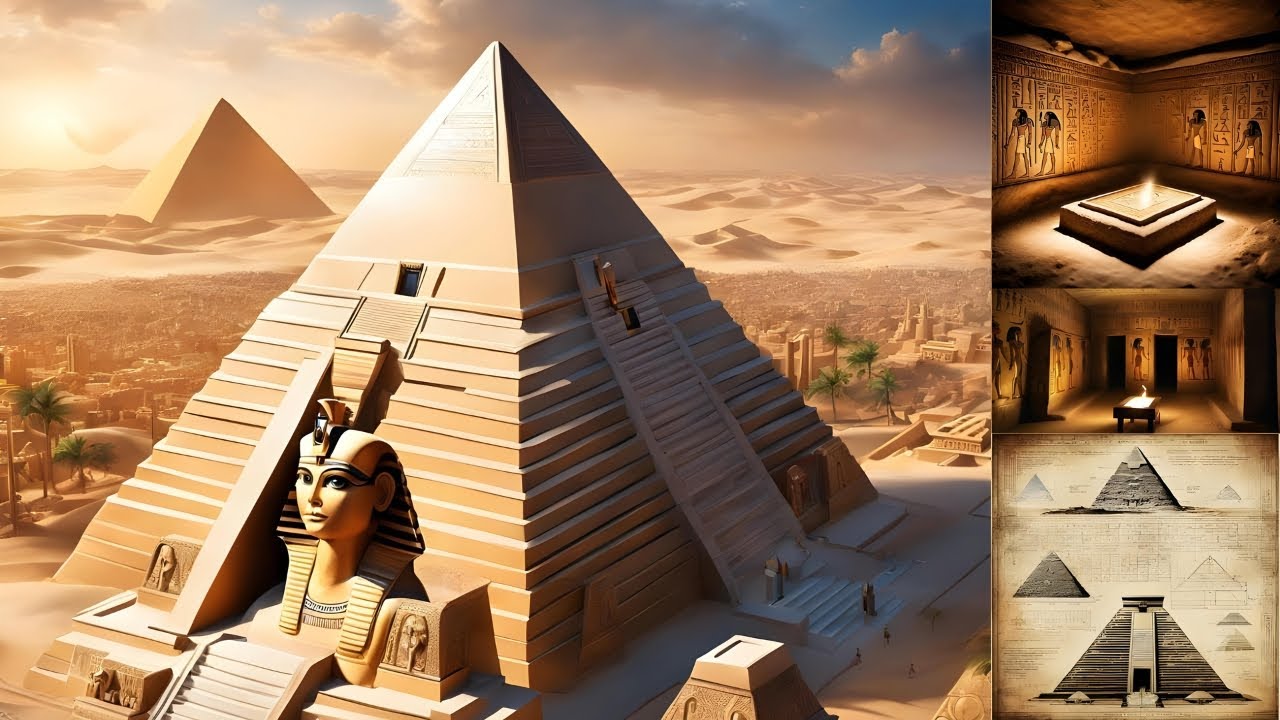 Story of build Giza Pyramids | The Egyptian Pharaohs History | AI ...