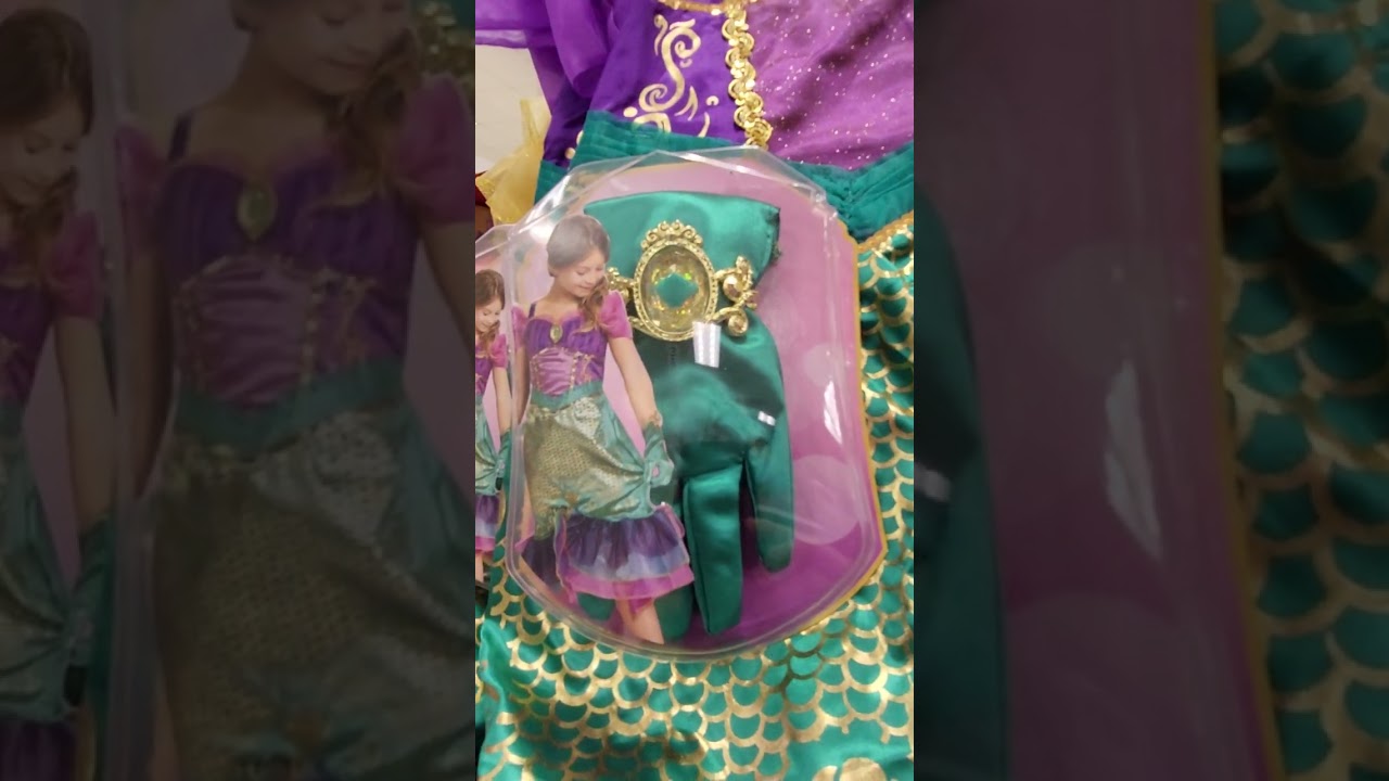 Disney Princess Ariel Dress Up Set Halloween Costume Little Mermaid Youtube