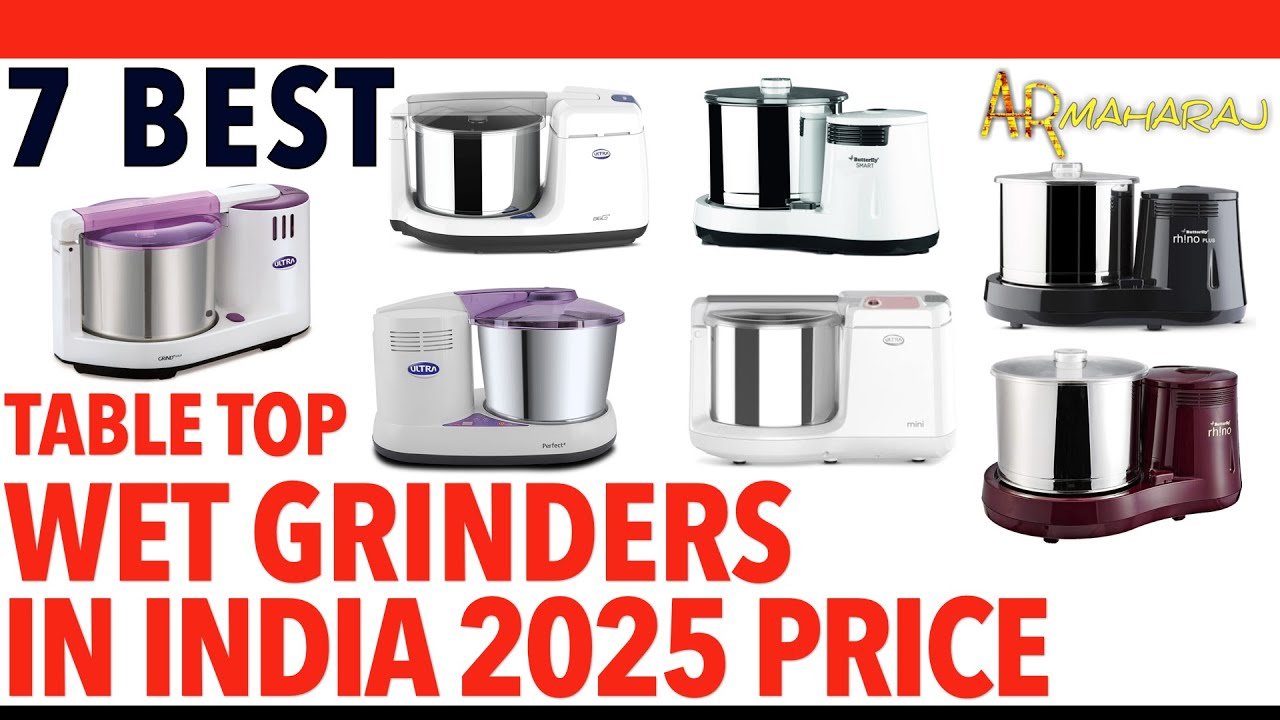 Top 7 Best Table Top Wet Grinders in India 2025 | Wet Grinder Price ...