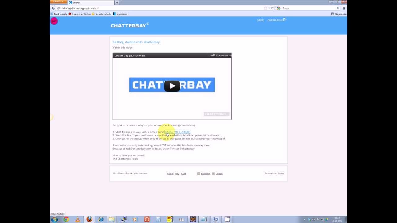 Chatterbay quick start guide - YouTube