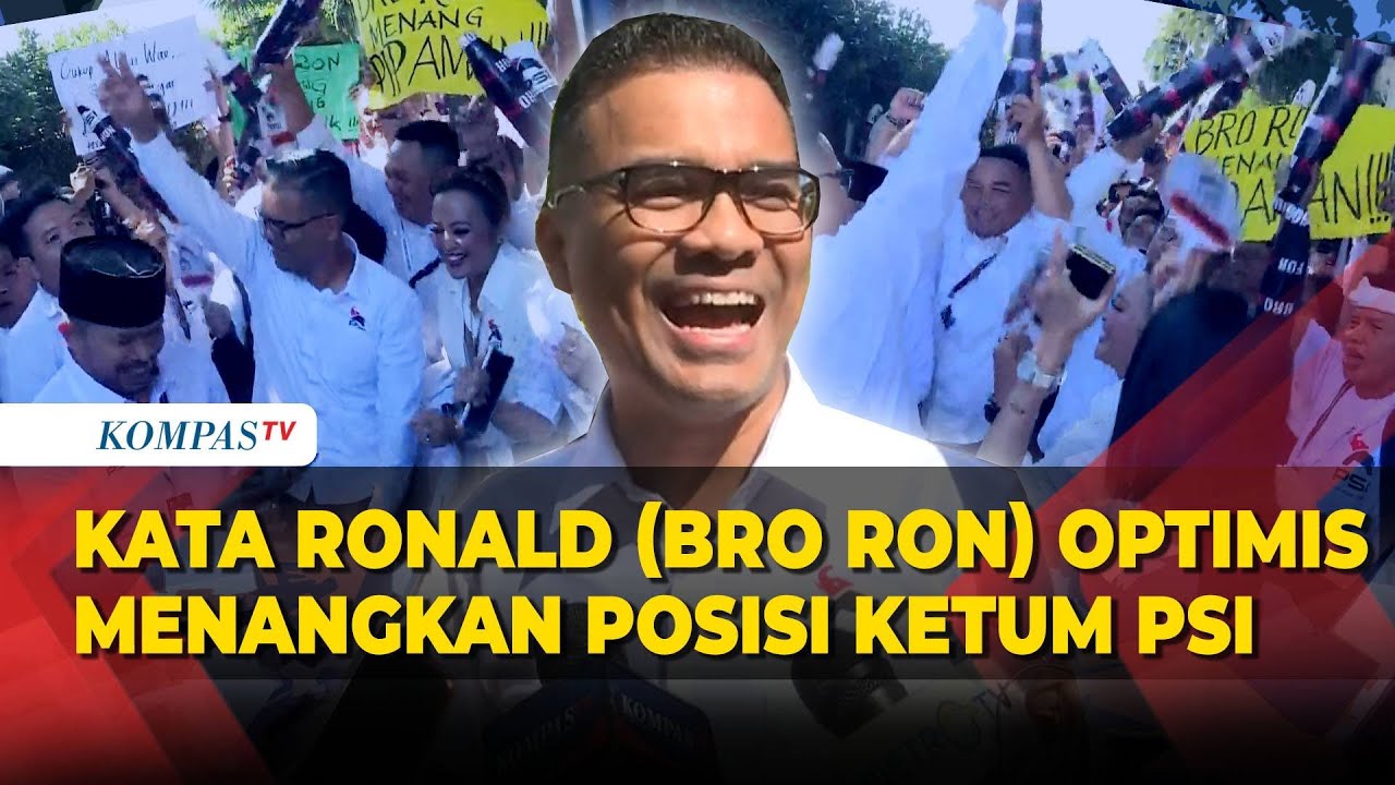 Ronald Sinaga Optimis Bisa Menangkan Posisi Ketum PSI Lawan Kaesang dan Aryo Mulyono - YouTube