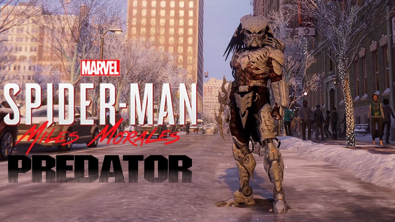 Marvels Spider-Man Miles Morales PC Predator MOD - YouTube