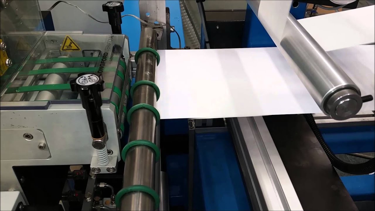 Longford Custom RF375 Roll Feed Cutting and Tipping System - YouTube