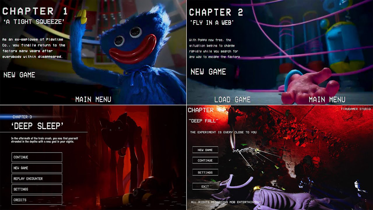 4 Games 1 Terrifying Experience Poppy Playtime Mobile Jumpscares - YouTube