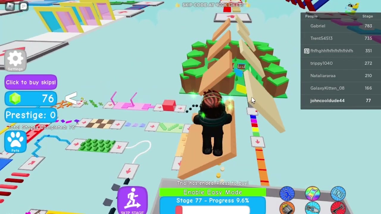 Robox Mega Easy Obby 800 Stages - YouTube