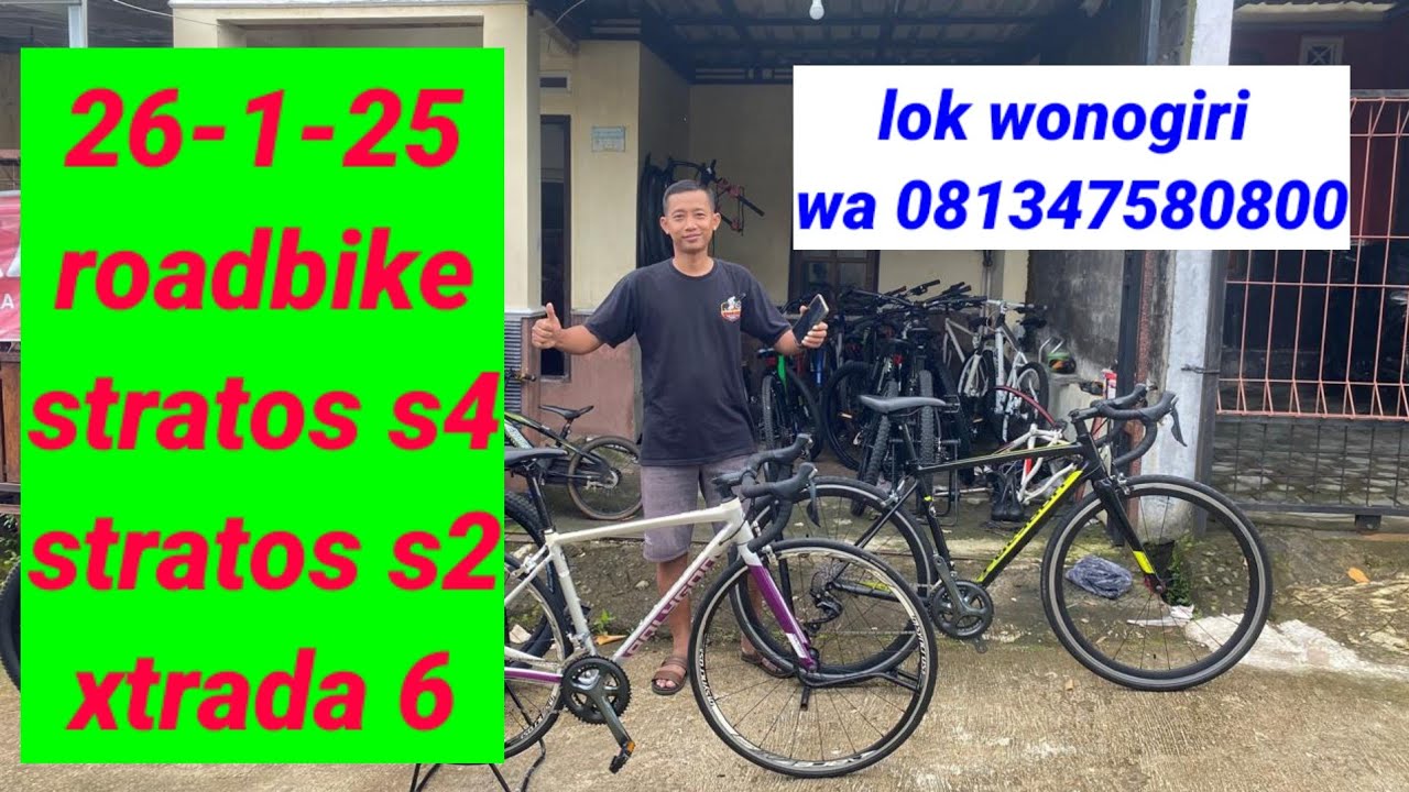 JUAL SEPEDA MURAH ‼️stratos s2,stratos s4,xtrada 6 semua sudah upgrade ...