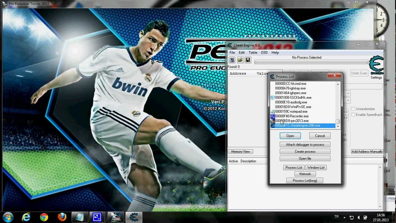 Pes 2013 GP Hilesi ''Cheat Engine'' - YouTube