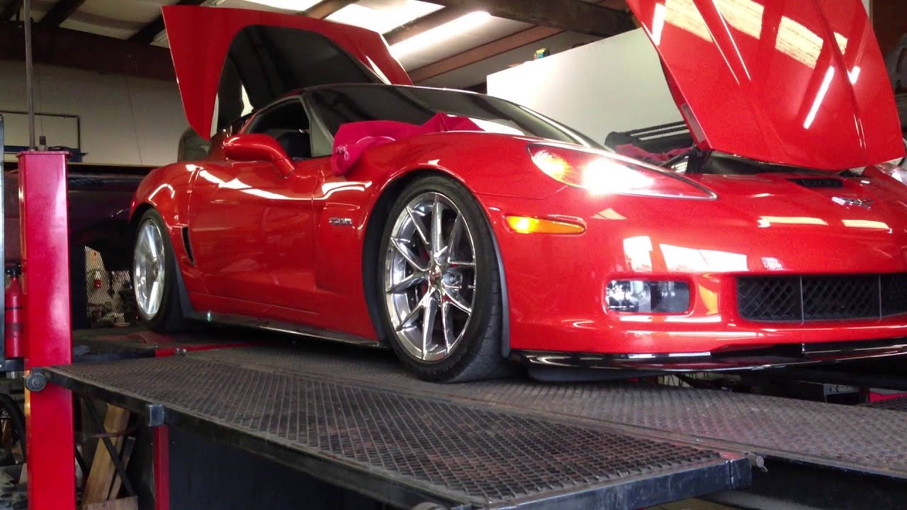 Performance Corvettes C6 Z06 Dyno Pull with LG Headers, CAM & Tune ...