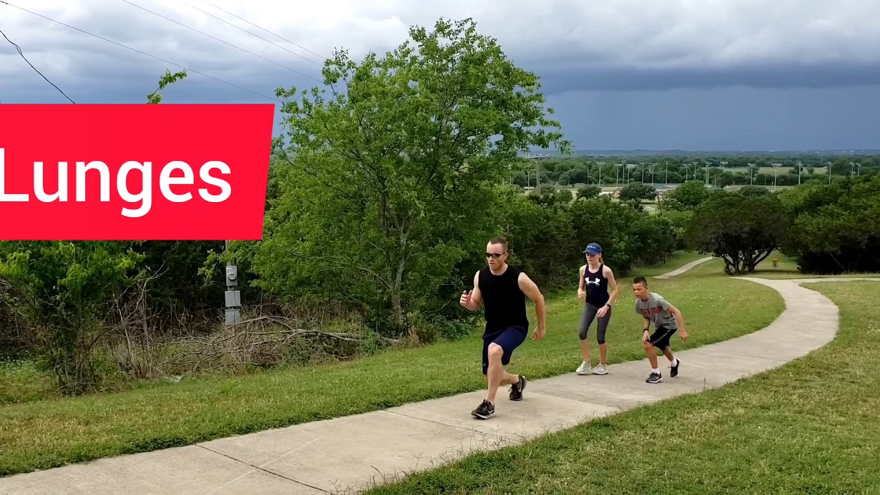 Hill Sprint Workout for the whole family - YouTube
