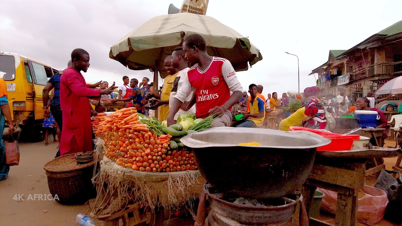 Lagos Nigeria 4k - Street Life in Biggest and Insanely busy African ...