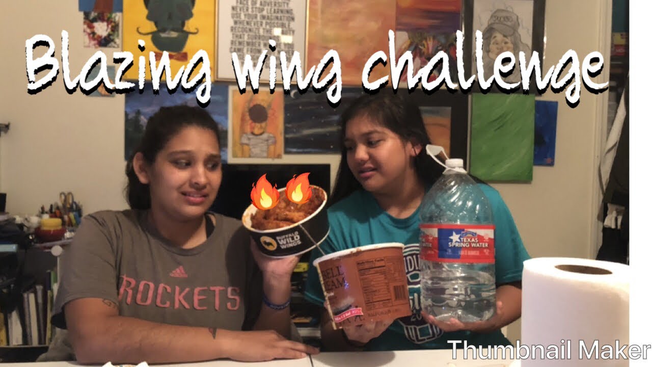 Blazing wing challenge - YouTube