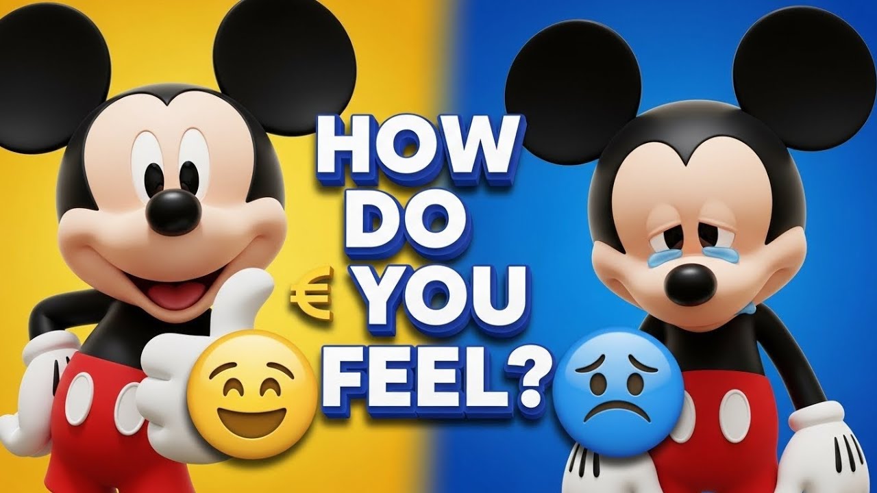 How Do You Feel? 😊 Mickey Mouse Emotions Song | Learn Feelings ...