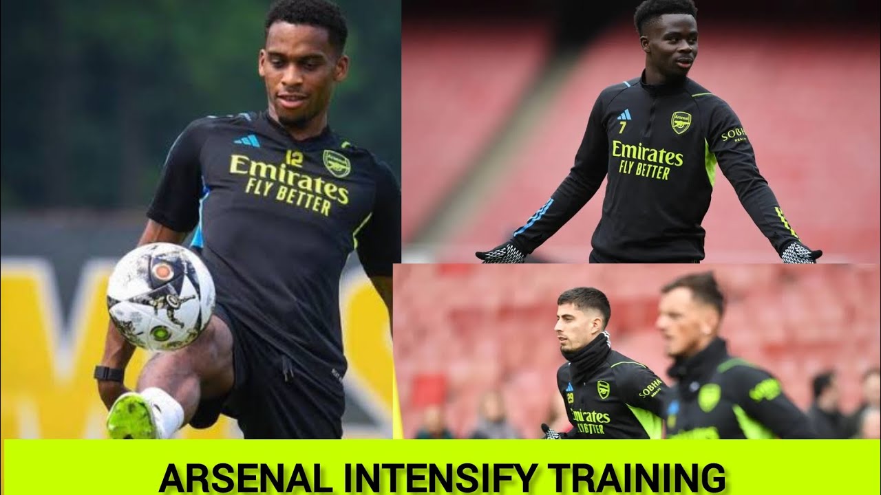Inside Training | Arsenal's Intense Preparations for Showdown Against ...