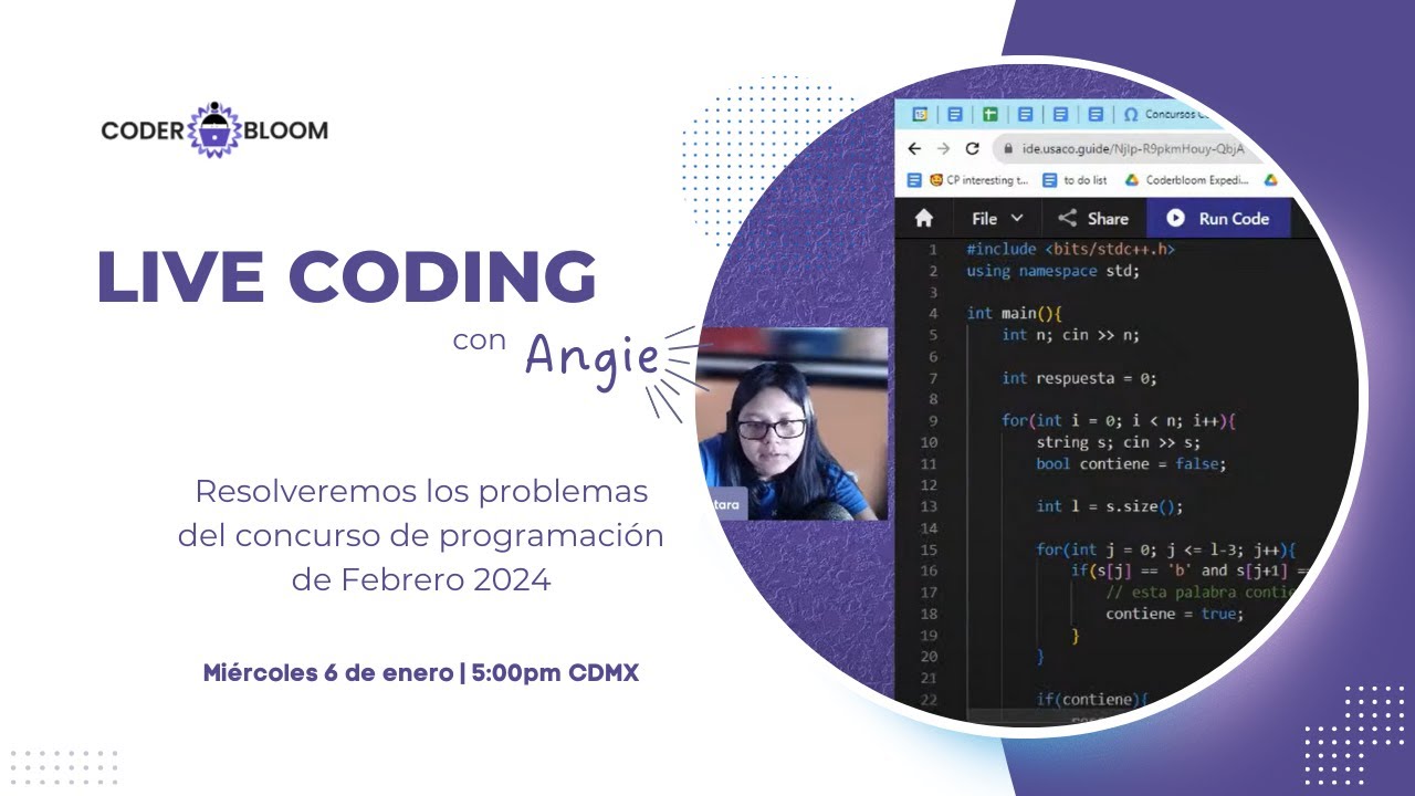 Live Coding con Angie - Febrero - YouTube