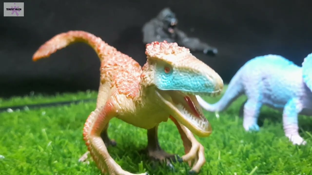 Kereta api, dinosaurus, t rek, sapi, mammoth, mobil - YouTube