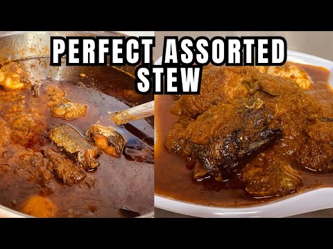 How To Prepare Perfect Assorted meat Stew - YouTube