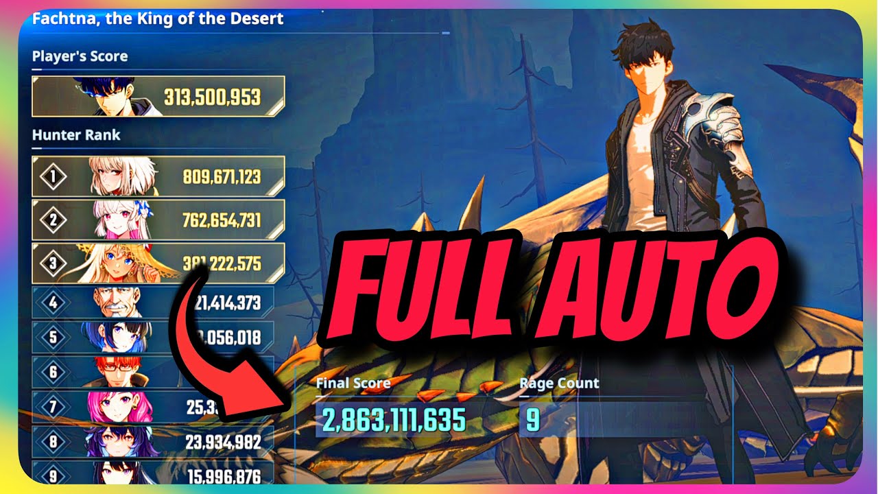 INSANE TEAM SETUP TO AUTO RAGE 8+ GUILDBOSS! | SOLO LEVELING ARISE ...