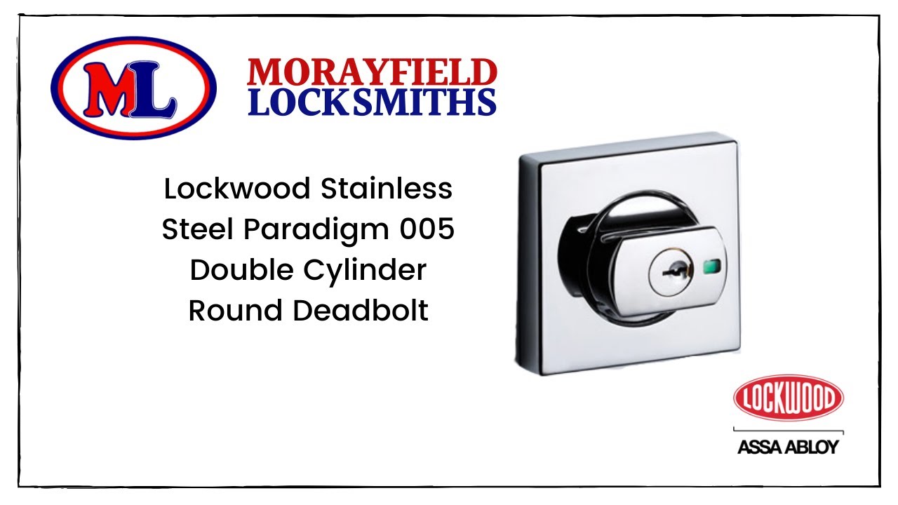 Morayfield Locksmiths | Lockwood Paradigm 005 Deadlock - YouTube