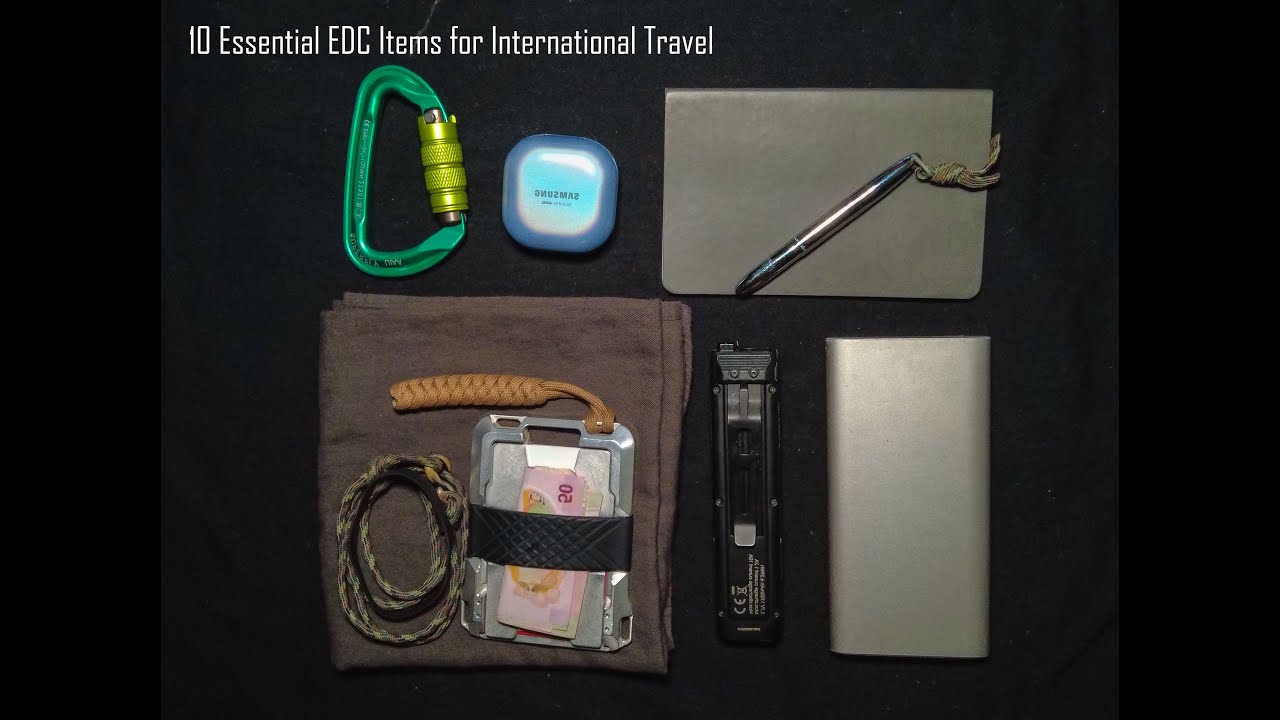 10 EDC Gadgets for International Travelers - YouTube