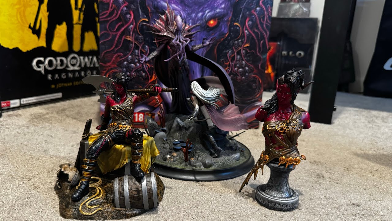 Baldurs Gate 3 Karlach Statue Unboxing - YouTube