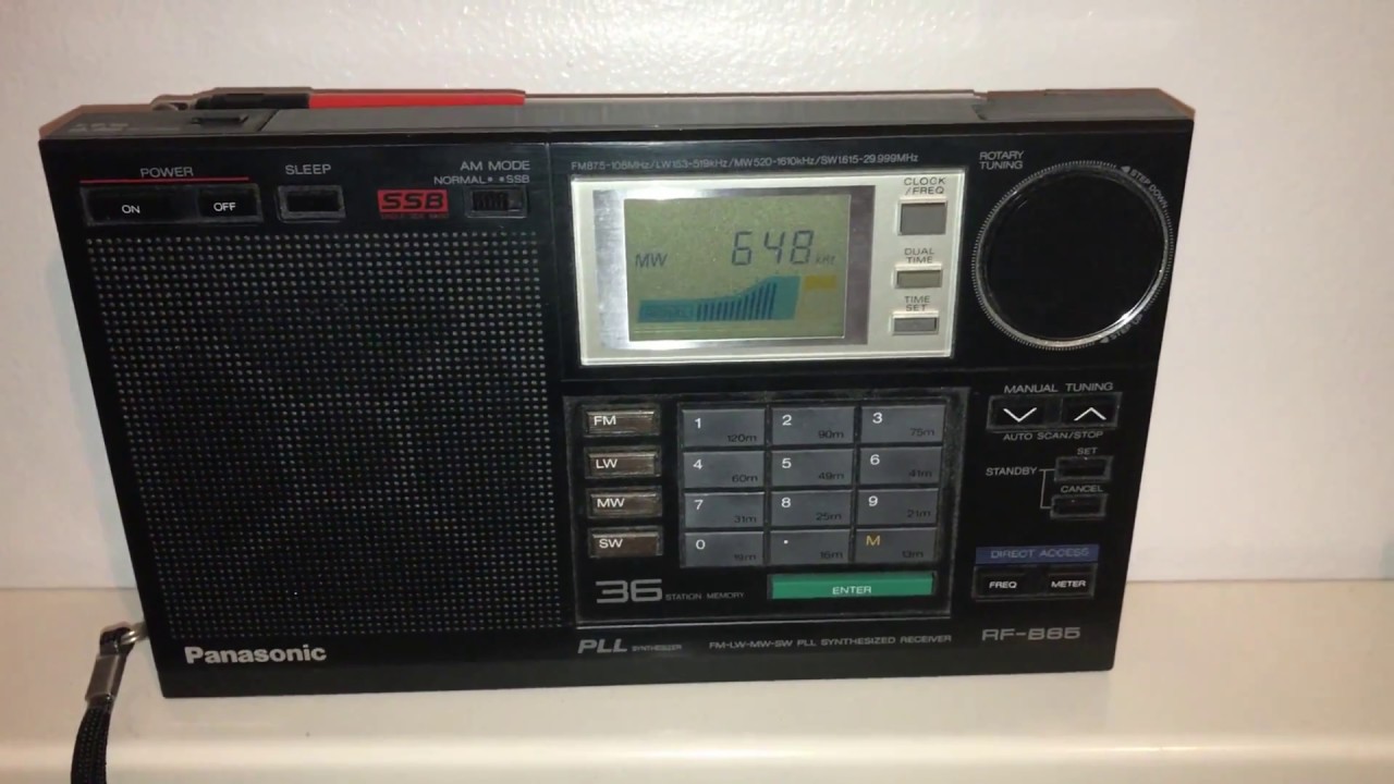 Radio Caroline 648 kHz 'Ross Revenge' signal copied on Panasonic RF-B65 ...