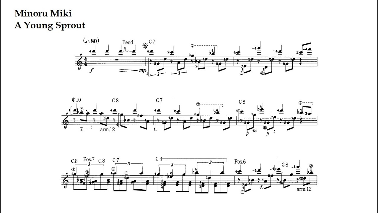 Minoru Miki. A Young Sprout - YouTube