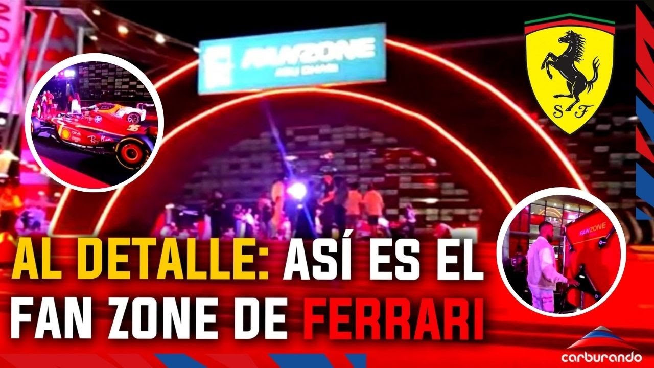 ¿Cómo es el Fan Zone de Ferrari en Abu Dhabi? - YouTube