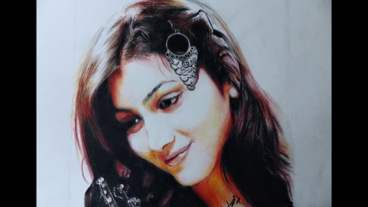 Drawing Sriti Jha - YouTube