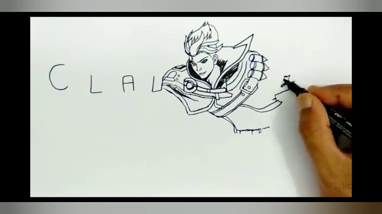 HOW TO DRAW CLAUDE BY HIS NAME | PAANO IDRAWING SI CLAUDE | MOBILE ...