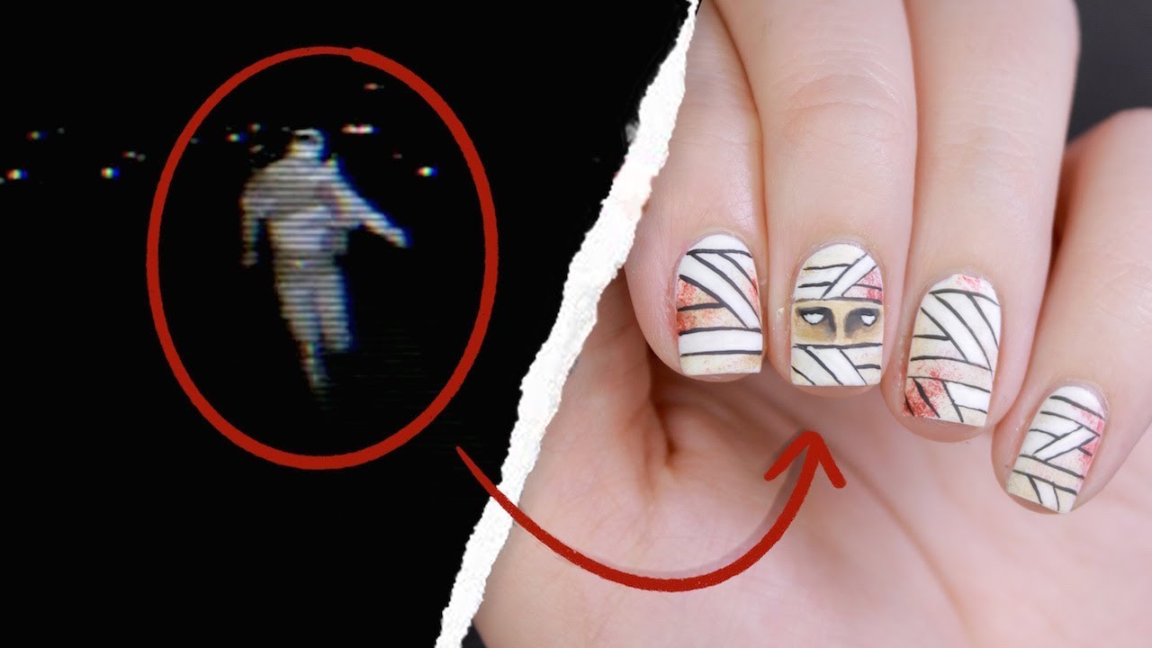 The Story of The Bandage Man + Nail Art To Go With It *very scary ...