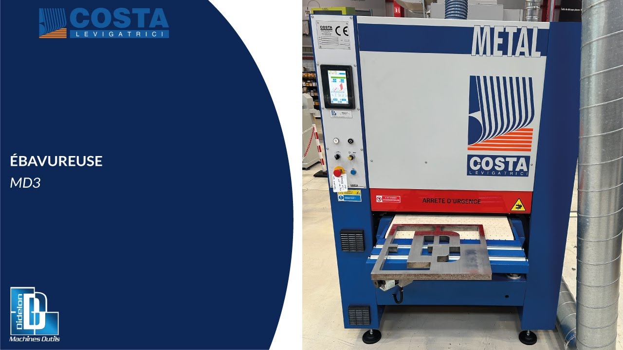 DIDELON MACHINES OUTILS - EBAVUREUSE MD3 COSTA - YouTube